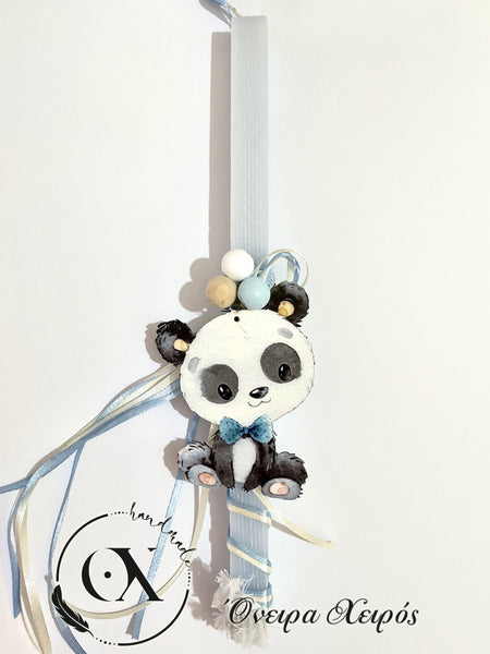Πασχαλινή Λαμπάδα για αγόρι με θέμα Panda ΛΠ95 – Όνειρα Χειρός Ο ...